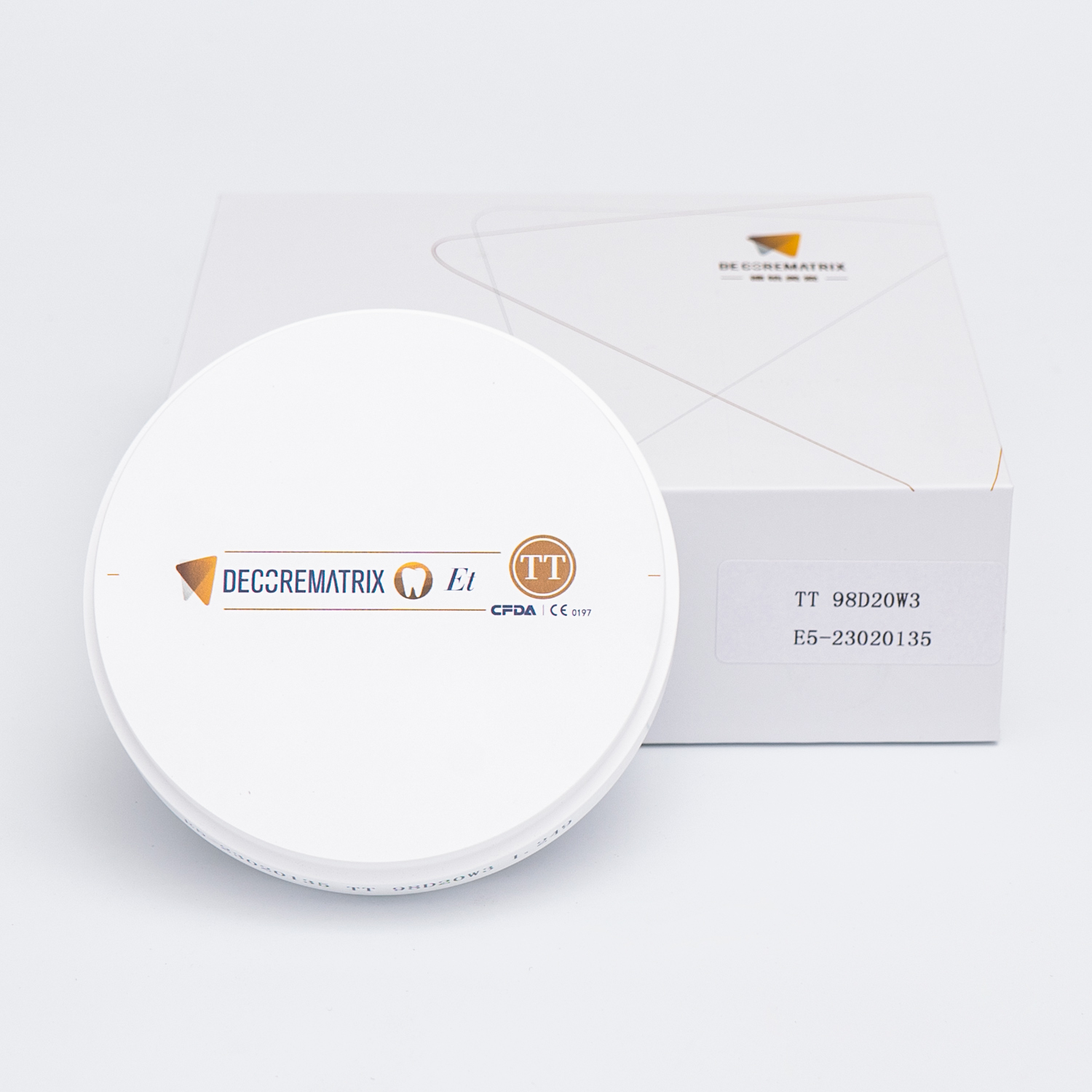 TT White Zirconia Blocks With Reliable Strength - De Corematrix